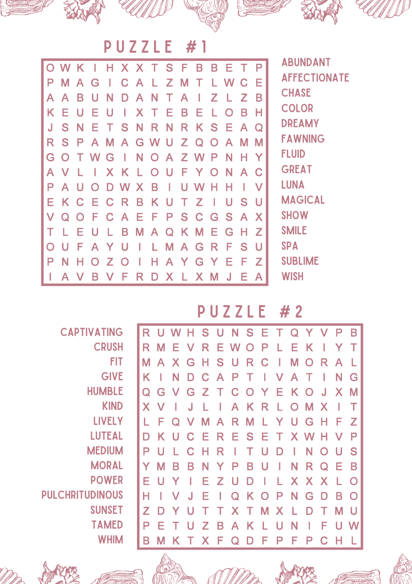 Word Search Mini Anthology - Vol 1 – House of Sanchez
